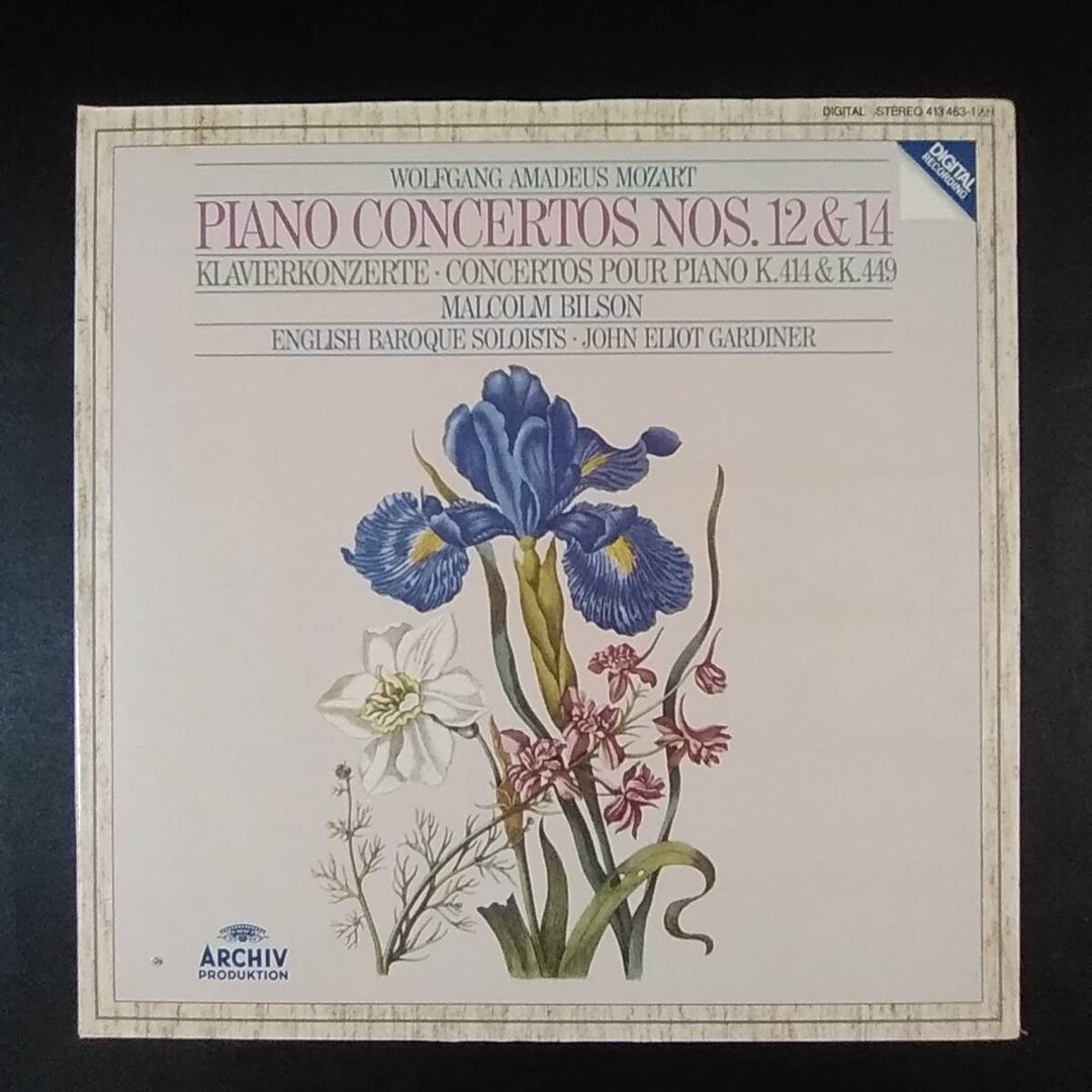 Mozart Piano Concertos No 12 & 14 Malcolm Bilson English Baroque ...