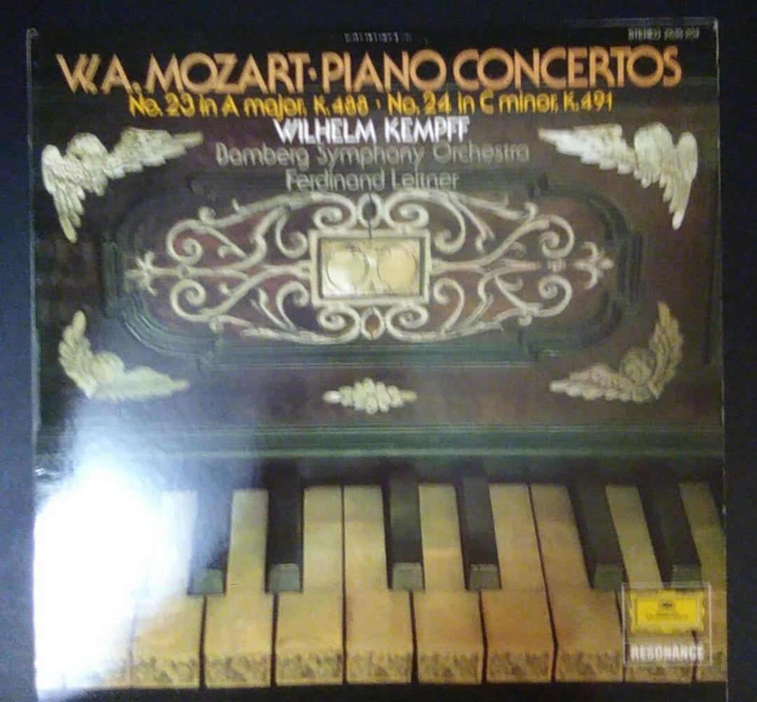 Mozart / Leitner / Kempff - Piano Concertos No 23 in A Major & No 24 in C Minor / Deutsche ...