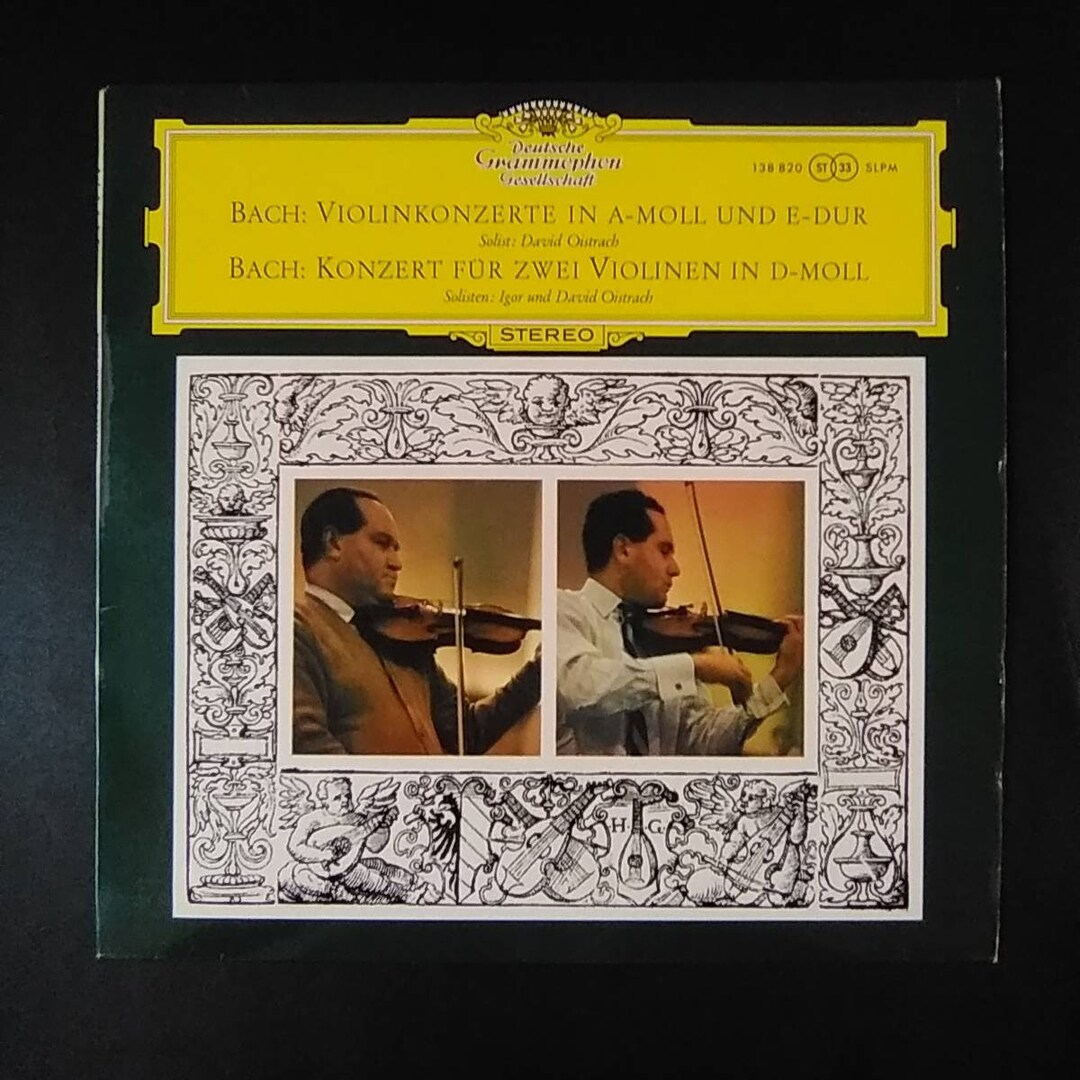 Bach - Violin Concertos - David and Igor Oistrakh, Violins /deutsche Grammophon Germany Vinyl ...