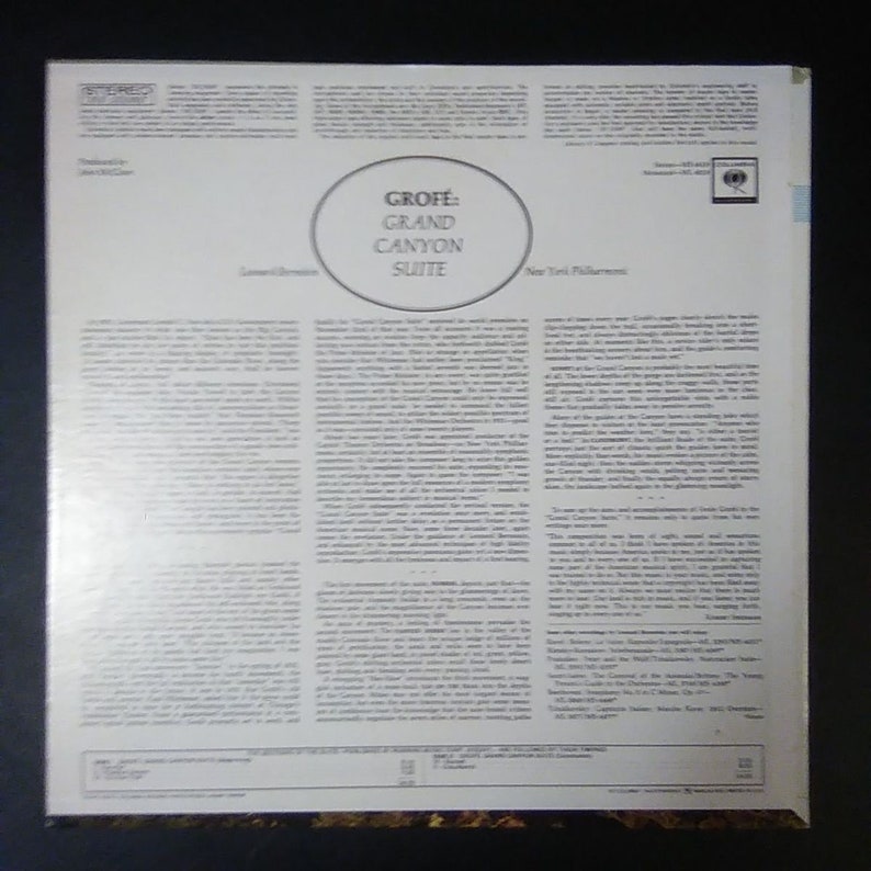 Grofe- Grand Canyon Suite - Leonard Bernstein and New York Philharmonic ...