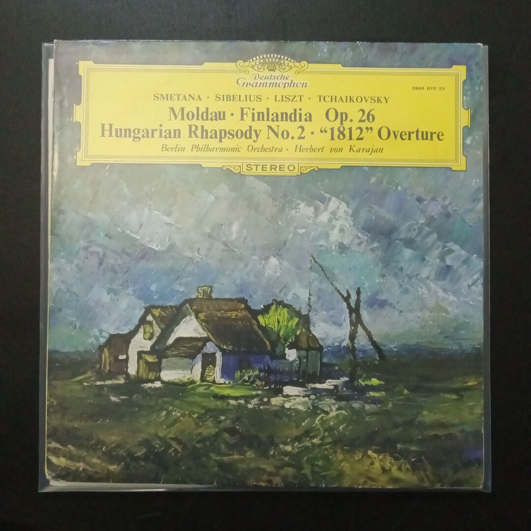 Smetana Sibelius Liszt Tchaikovsky Moldau Finlandia Hungarian Rhapsody 1812 Overture Von Karajan ...