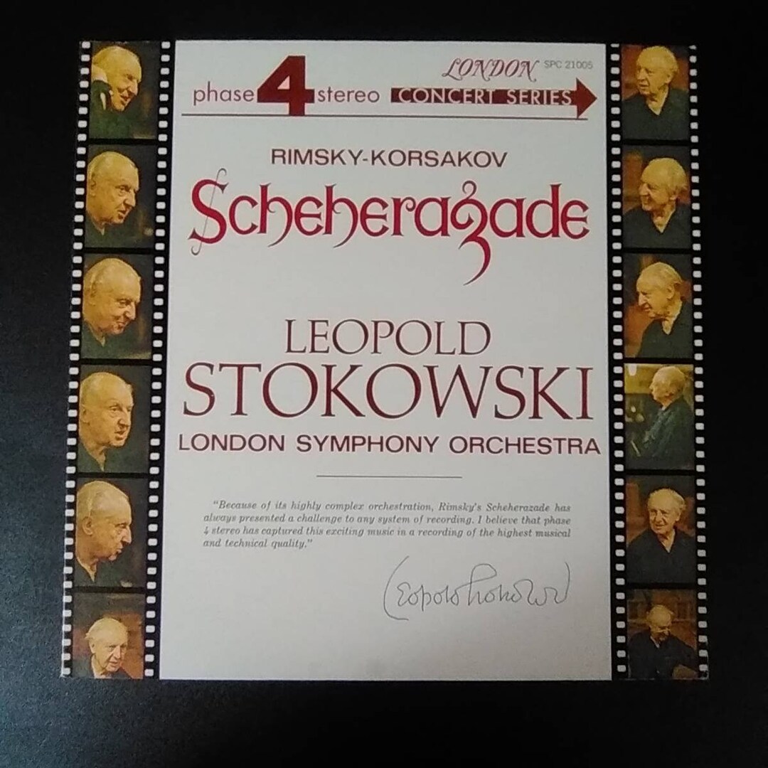 Rimsky-korsakoff Scheherazade Leopold Stokowski Conducting - Etsy