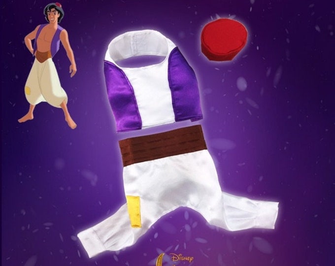 Dog Halloween Costume Inspired From White Rabbit Alice, Sparkling Red ...