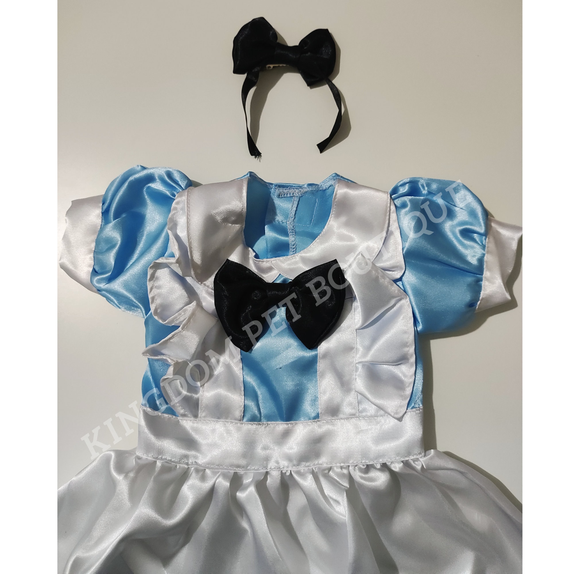 Alice in Wonderland Dog Costume Maid Halloween Small Dogs Fancy Clothes ...