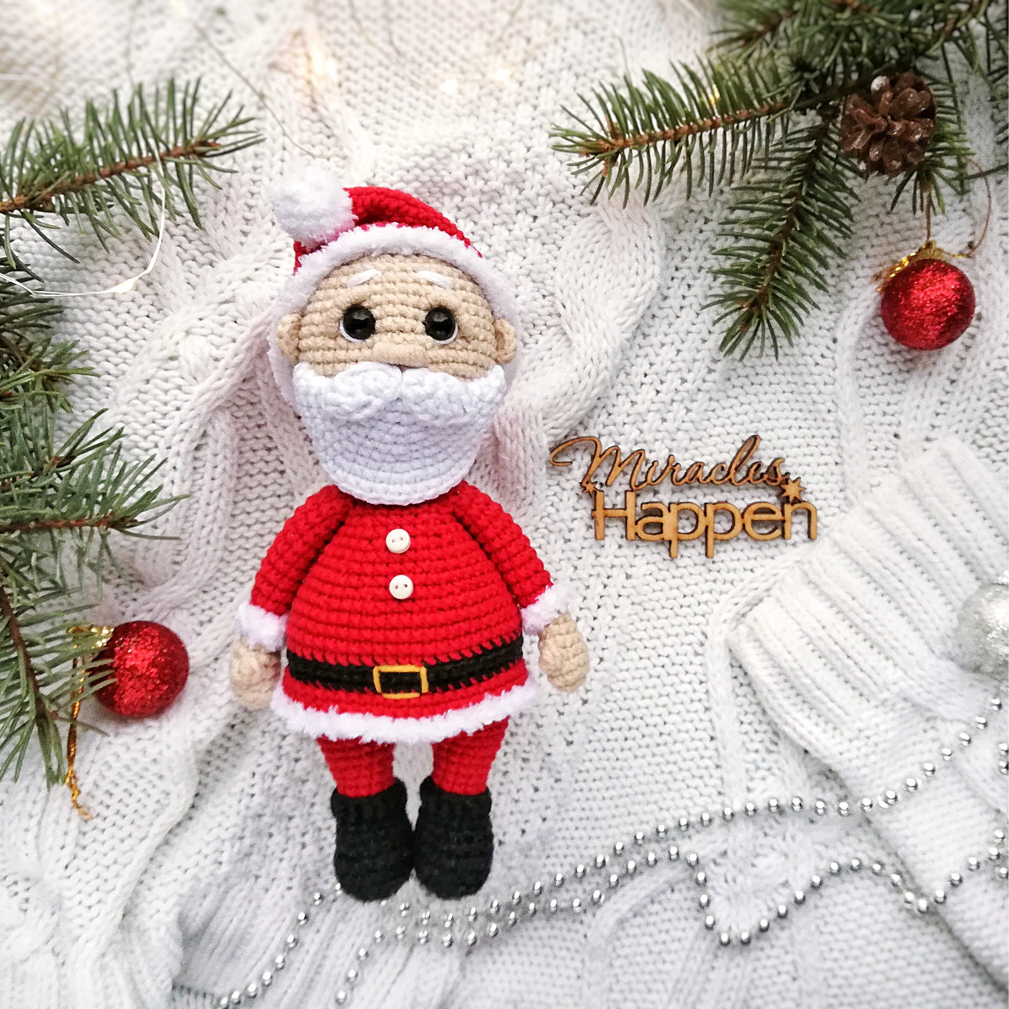 Santa Crochet Pattern. Amigurumi Santa Claus. Crochet Santa | Etsy
