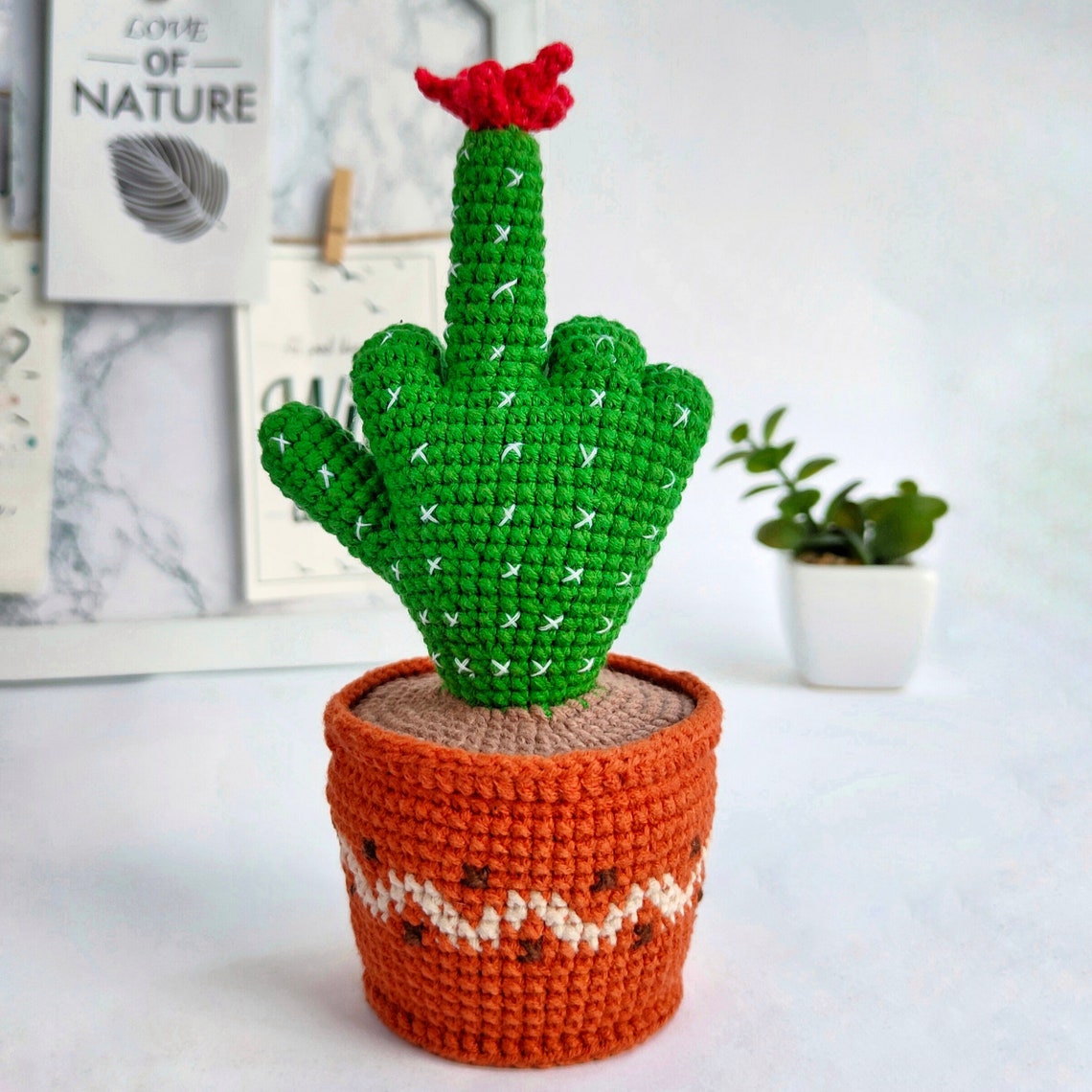 Cactus Hand CROCHET PATTERN / Amigurumi Cactus PDF English - Etsy