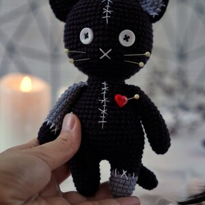 Voodoo Cat CROCHET PATTERN / Crochet Cat PDF English Pattern / Voodoo ...