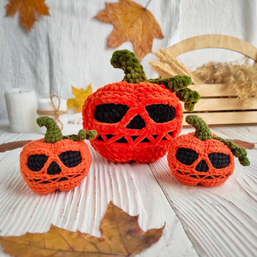 Crochet Halloween Pumpkin Pattern: Creepy Amigurumi (PDF Pattern) - Etsy