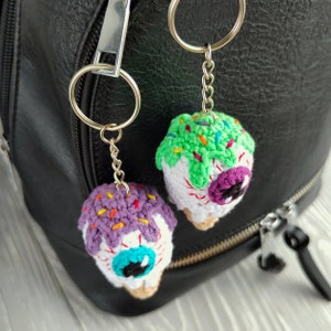 Eye Scream CROCHET PATTERN / Creepy Ice Cream Keychain PDF English ...