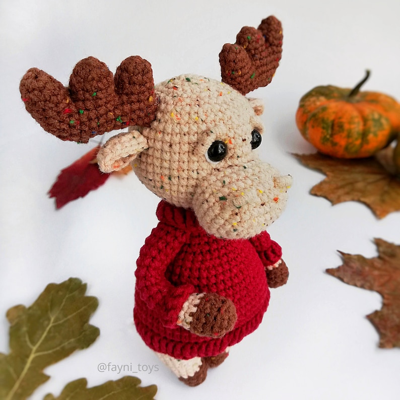 Moose Amigurumi Toy Pattern. Crochet Moose. Moose Tutorial - Etsy