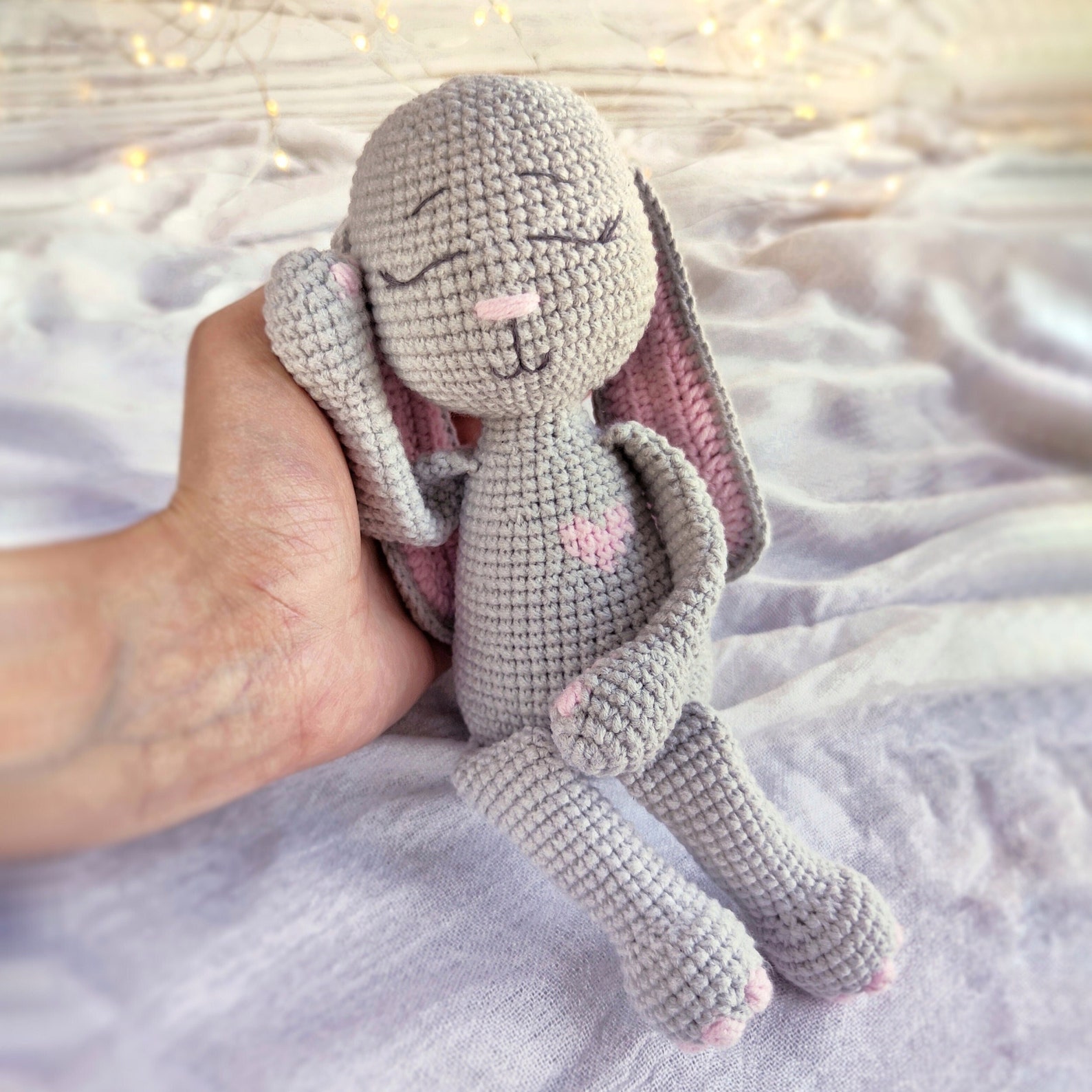 BUNNY CROCHET PATTERN / Sleeping Bunny Amigurumi English Pdf - Etsy