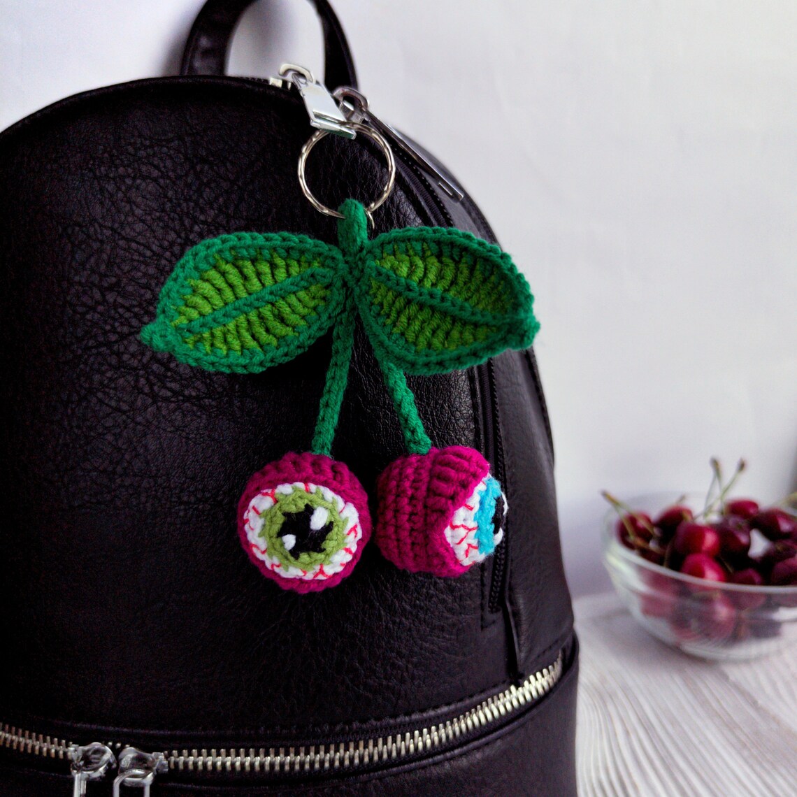 Cherry Eyes CROCHET PATTERN / Amigurumi Cherry PDF English - Etsy