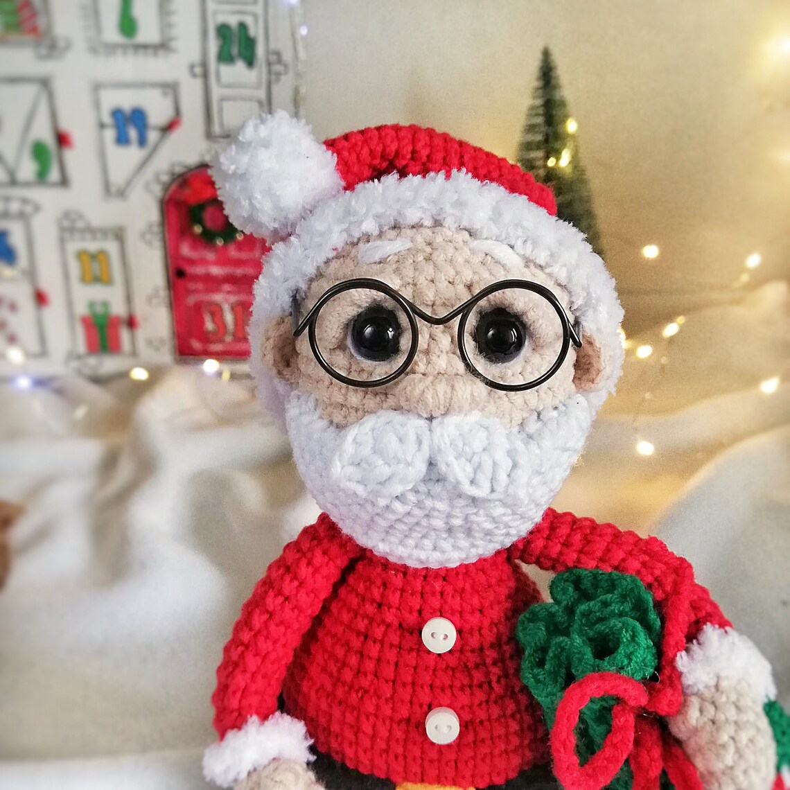Santa Crochet Pattern. Amigurumi Santa Claus. Crochet Santa | Etsy