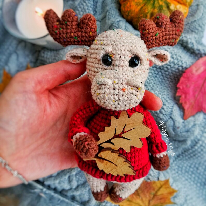 Moose Amigurumi Toy Pattern. Crochet Moose. Moose Tutorial - Etsy