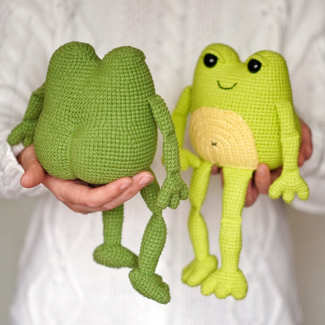 Chubby Frog CROCHET PATTERN / Crochet Frog PDF English Pattern / Frog ...