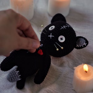 Voodoo Cat CROCHET PATTERN / Crochet Cat PDF English Pattern / Voodoo ...
