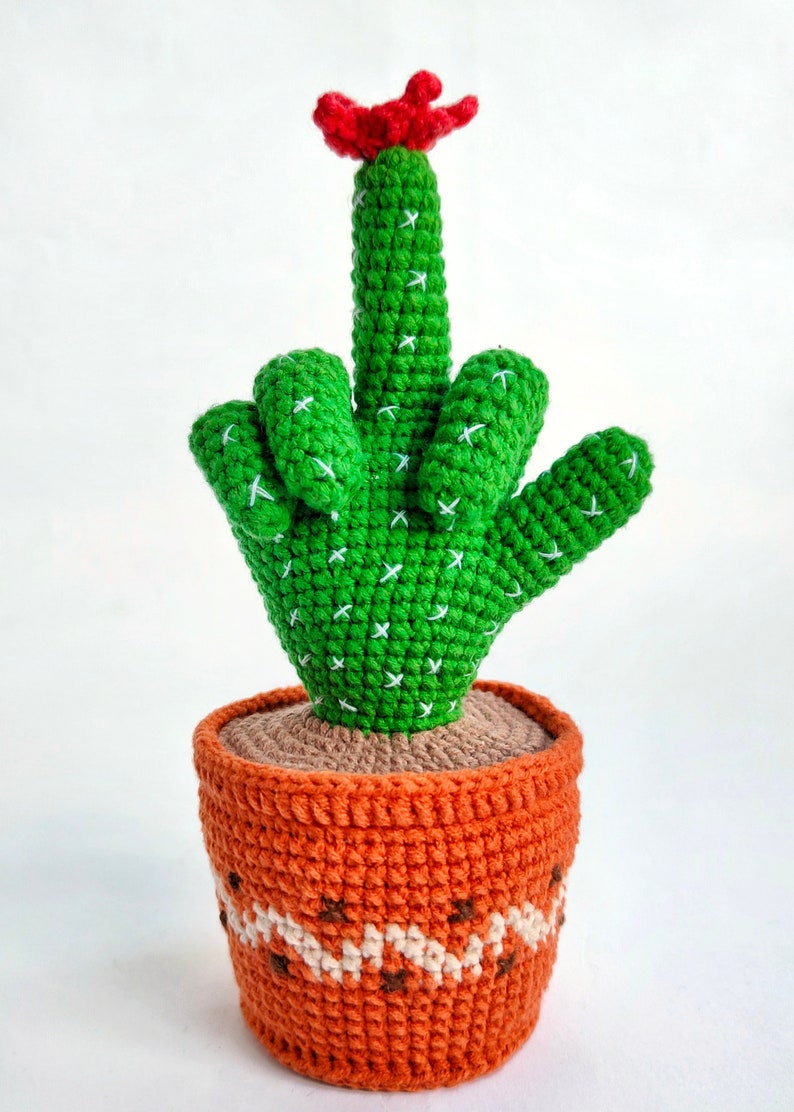 Cactus Hand CROCHET PATTERN / Amigurumi Cactus PDF English - Etsy