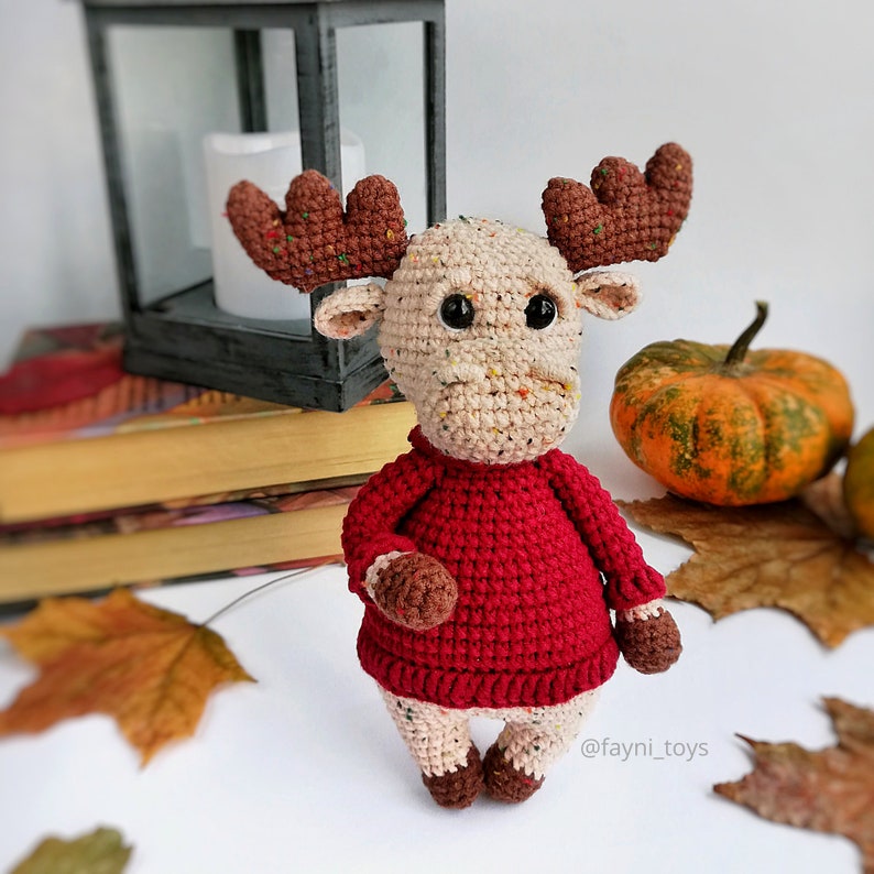 Moose Amigurumi Toy Pattern. Crochet Moose. Moose Tutorial - Etsy