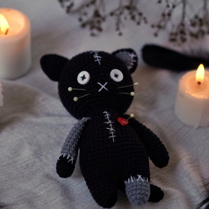 Voodoo Cat CROCHET PATTERN / Crochet Cat PDF English Pattern / Voodoo ...