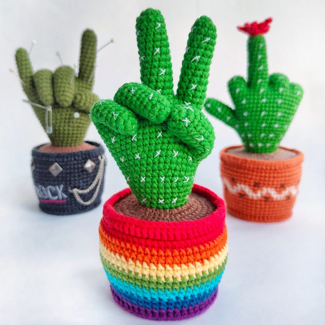 Cactus Hand CROCHET PATTERN / Amigurumi Cactus PDF English - Etsy