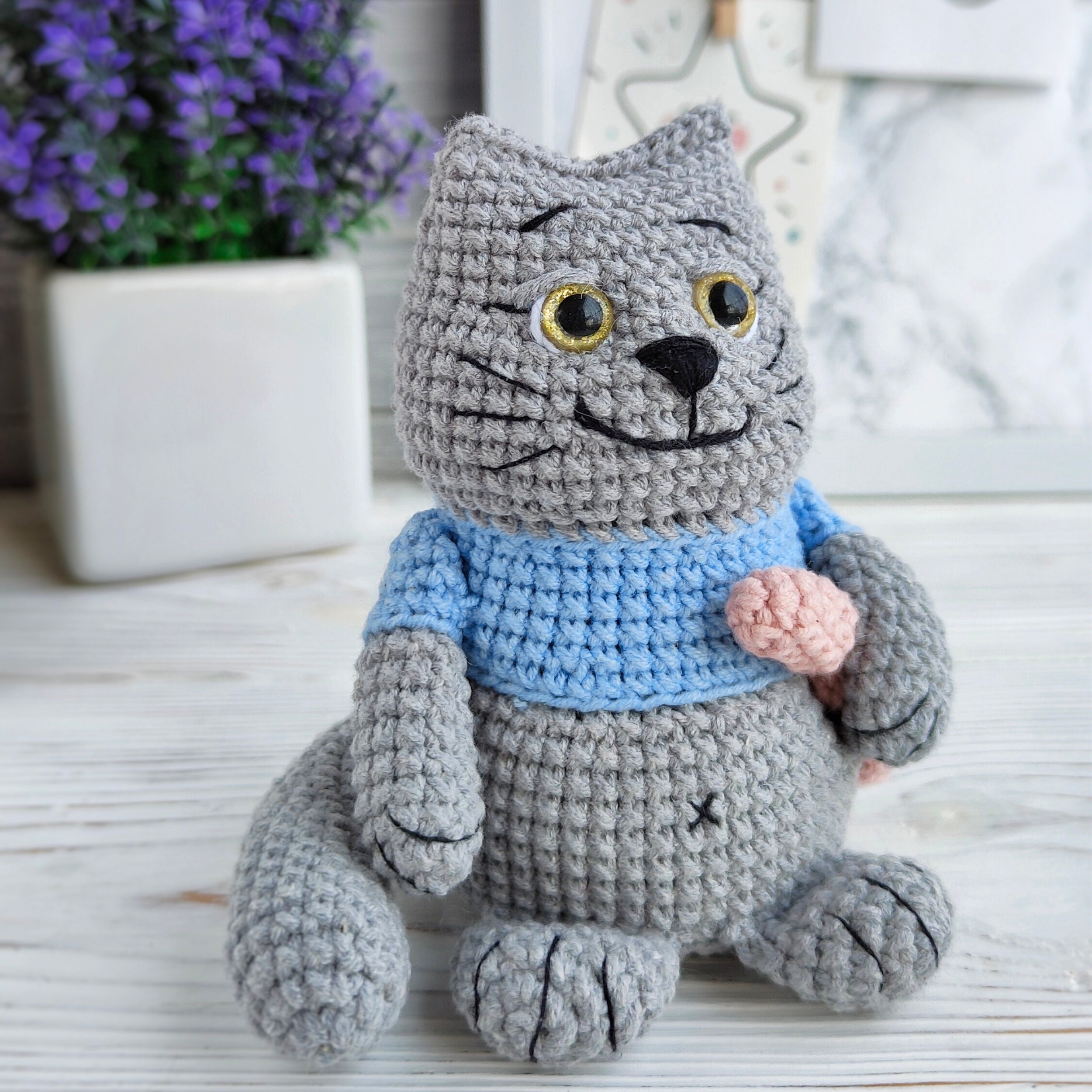 Fat Cat CROCHET PATTERN / Amigurumi Cats PDF English Pattern / - Etsy ...