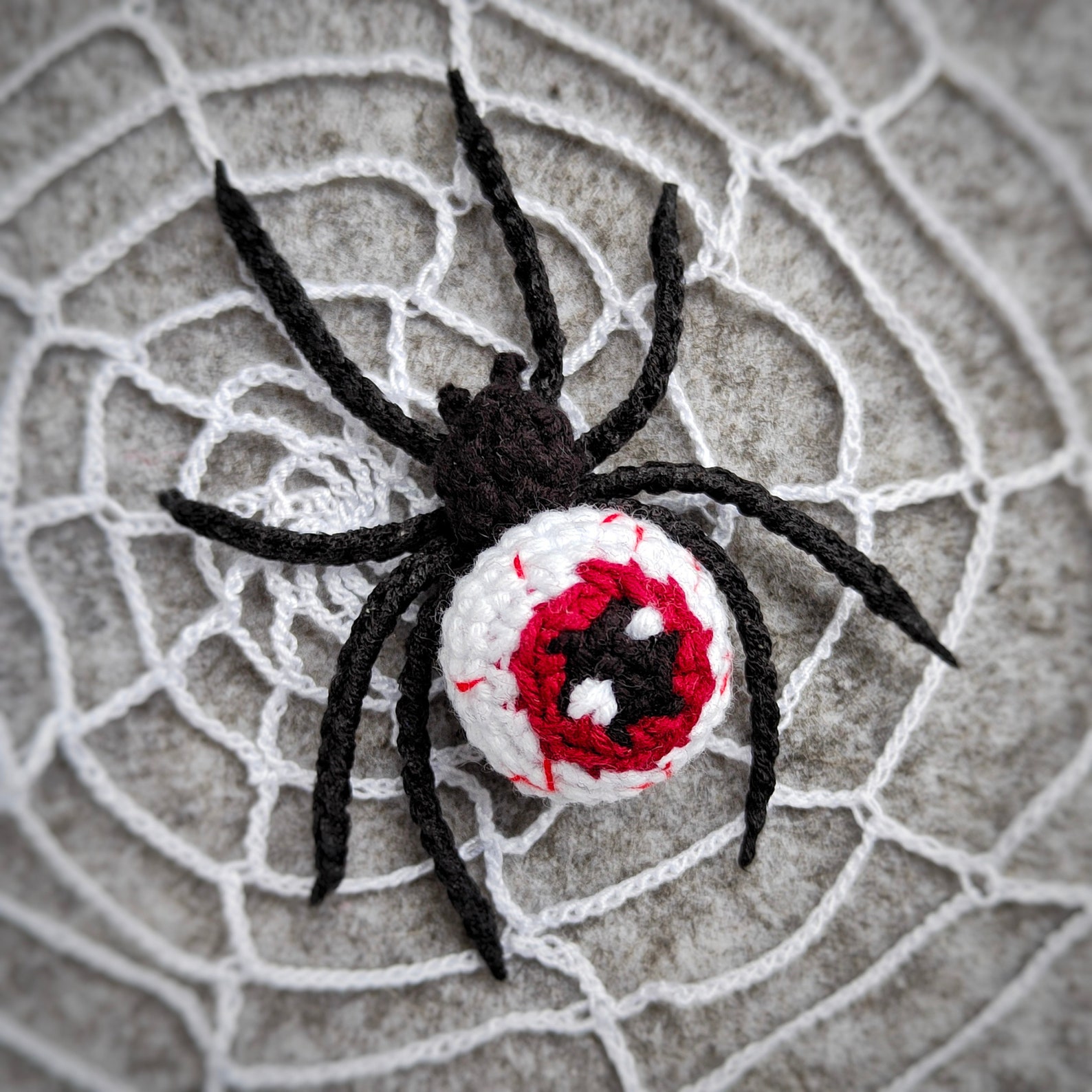 Eye Spider CROCHET PATTERN / Crochet Spider Broch PDF English Pattern ...