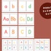 Alphabet A-Z Flashcards | Montessori School Tools | Pre-school ...