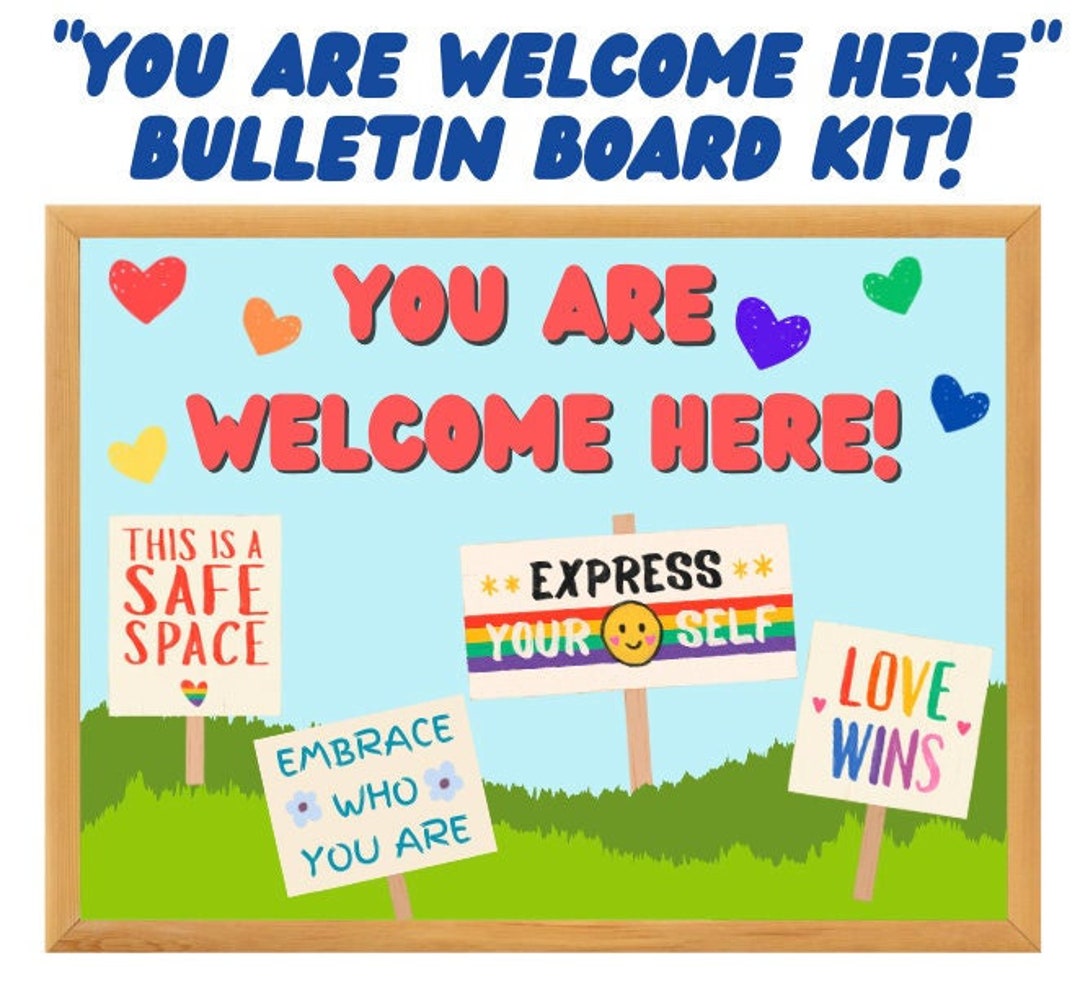 LGBTQ+ Pride Flag Bulletin Board Kit - Gender Identities, Sexual ...