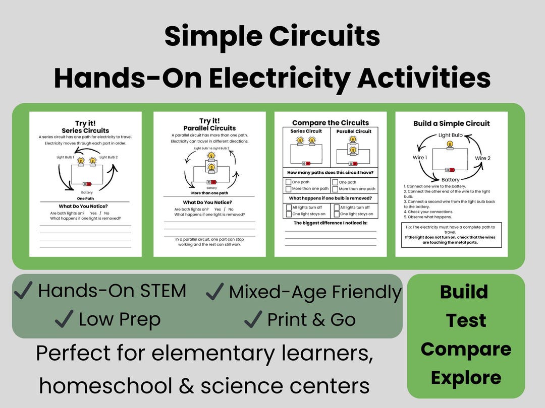 Simple Circuits Activities for Kids | Hands-on Electricity STEM ...