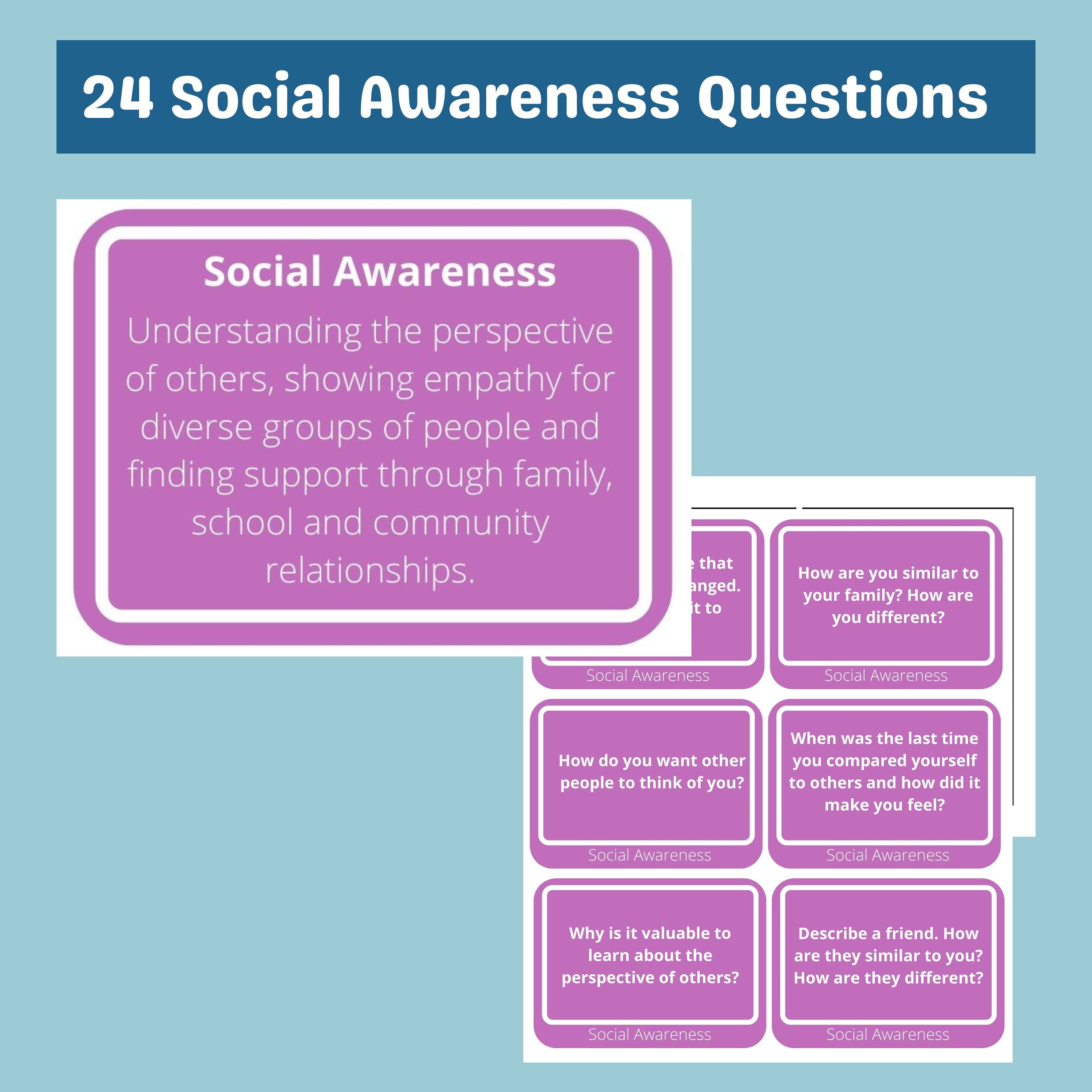 Social Emotional Learning Questions Montessori School Tools Pre-school ...