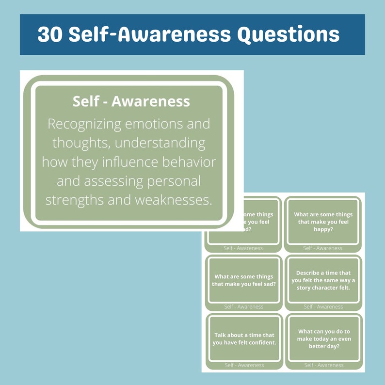 Social Emotional Learning Questions Montessori School Tools Pre-school ...