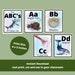 Ocean Life ABC Flashcards | Printable Alphabet Natural Practice ...