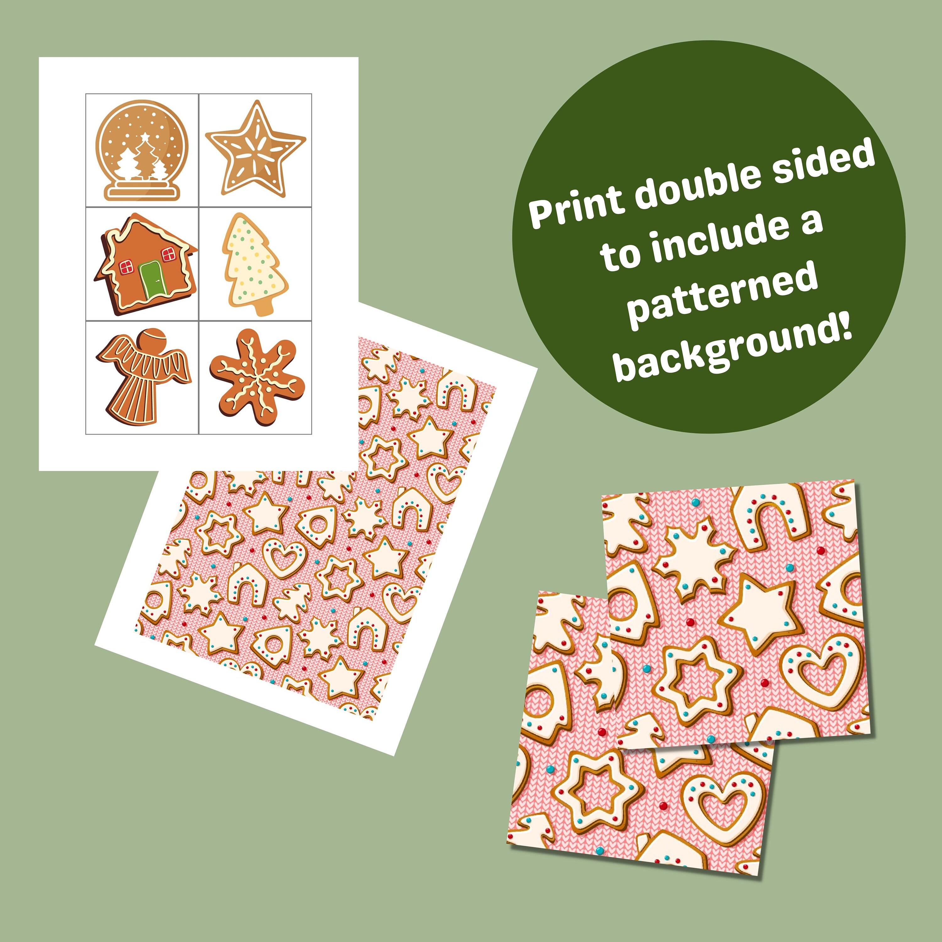 Printable Christmas Cookie Memory Game | Printable Card Game | Xmas ...