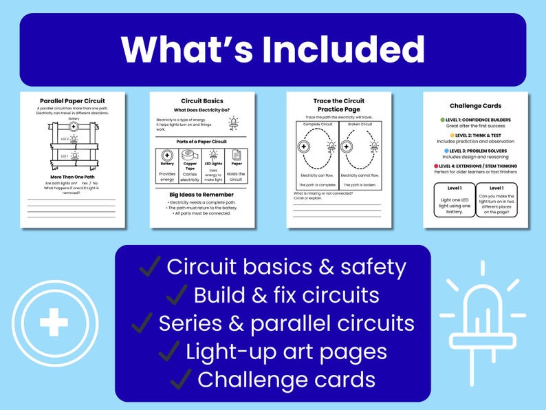 Paper Circuits STEM Activities for Kids | Hands-on Electricity Science ...