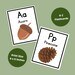 Nature ABC Flashcards | Printable Alphabet Learning (digital Download ...