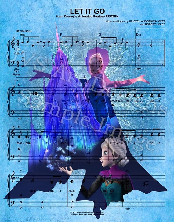Frozen Let It Go Lyrics To Print
