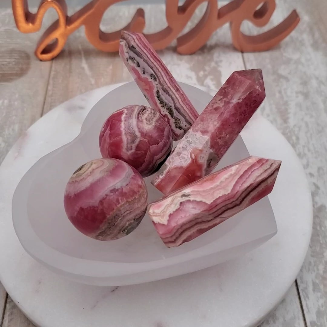 Stunning Banded Rhodochrosite Sphere, Choose Your Own, Rare ...