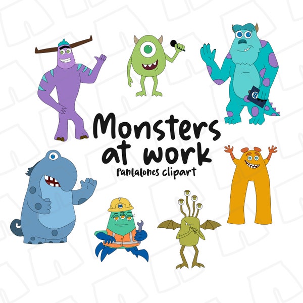 Monster Clip Art - Etsy