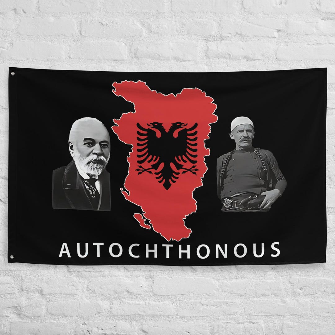 Autochthonous Flag, Albanian Eagle, Albanian Flag, Albanian Accessory - Etsy