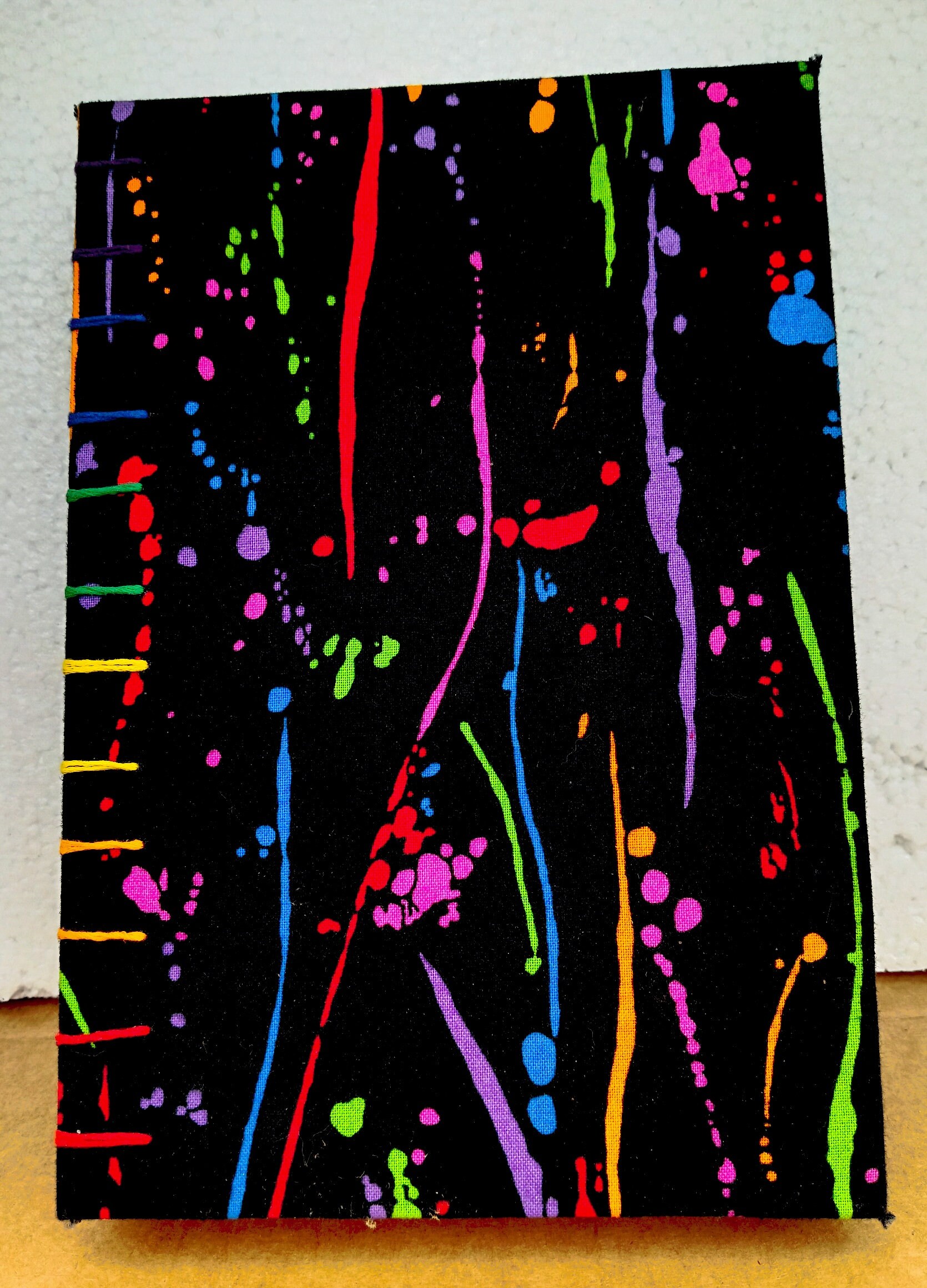 Hand-sewn Pride Paint Drip Coptic Journal Sketchbook - Etsy