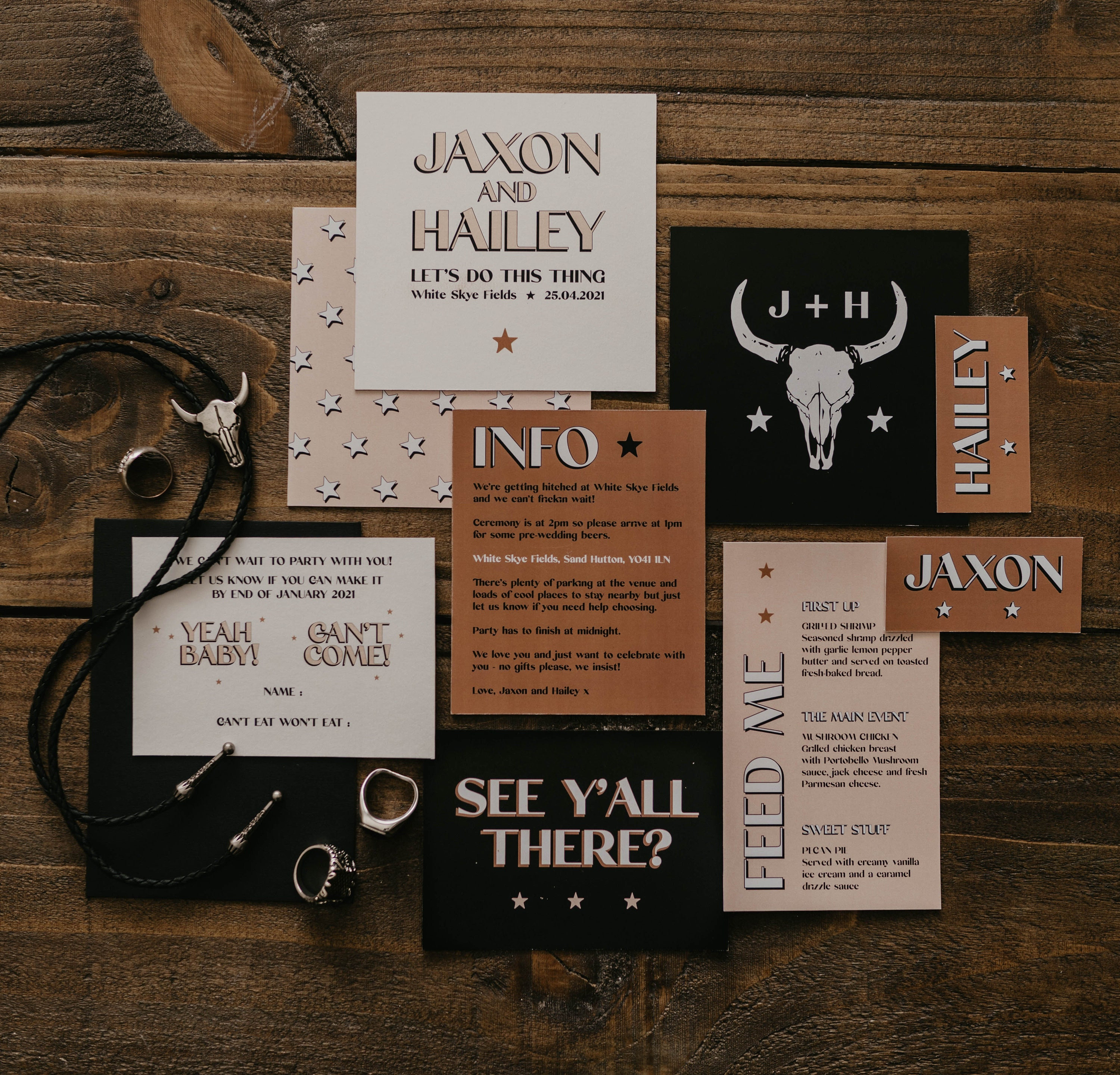 Texas Wedding Invitation Suite SAMPLE PACK please See Description for ...
