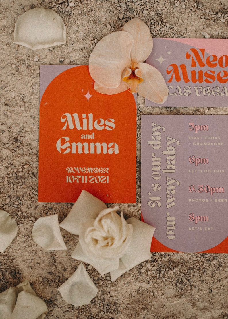 Hollywood Wedding Invitation Suite SAMPLE PACK please See - Etsy