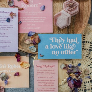 Devon Wedding Invitation Suite SAMPLE PACK please See Description for ...