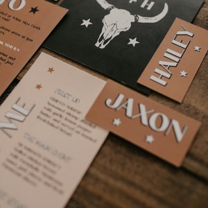 Texas Wedding Invitation Suite - Invitation, Info Card and RSVP - Etsy