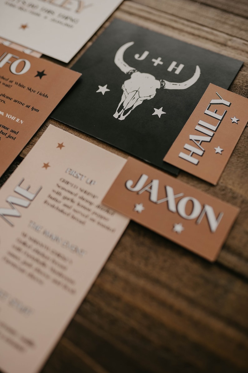 Texas Wedding Invitation Suite SAMPLE PACK please See - Etsy