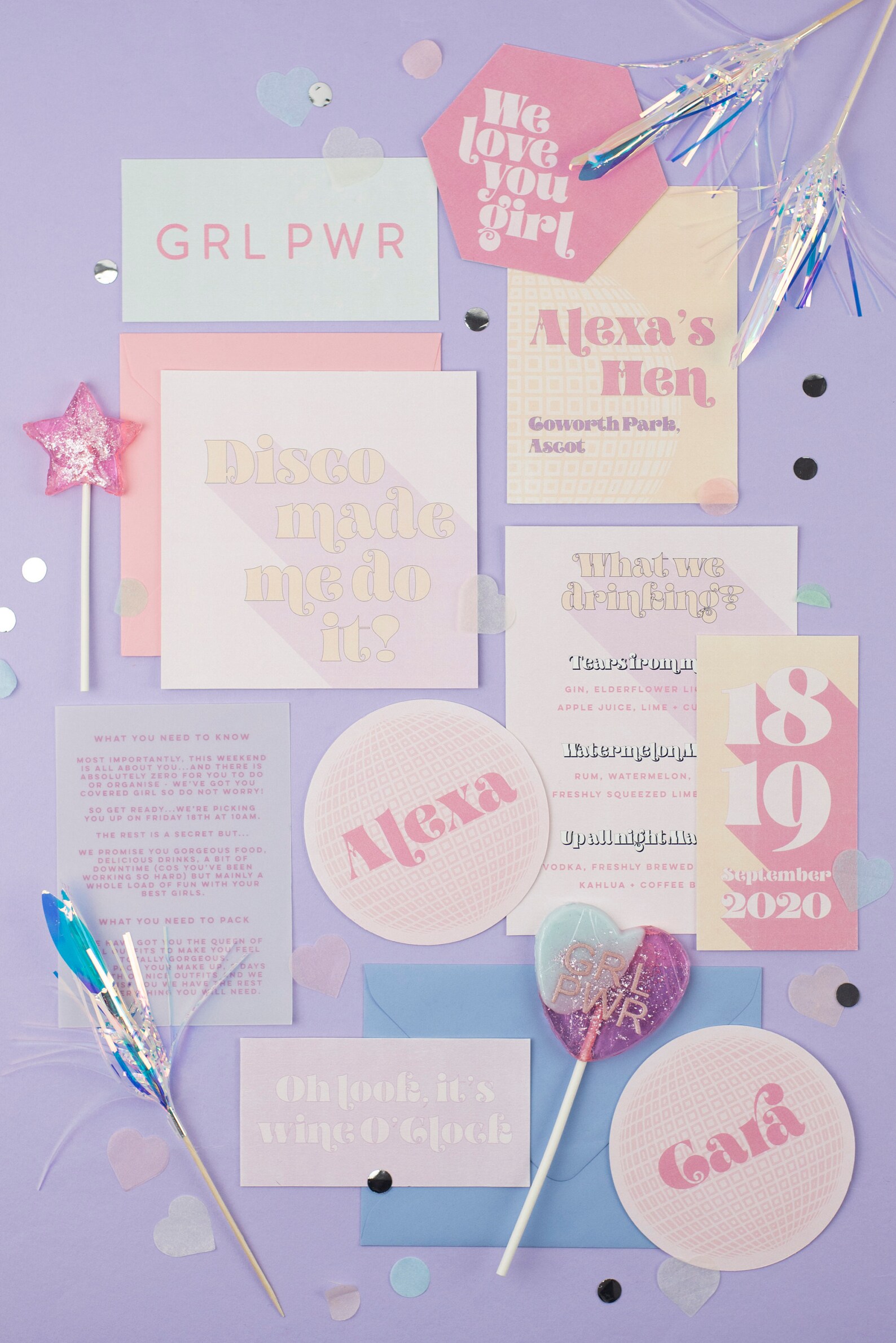 Disco Party Invitation Suite - Sample Pack and Digital Download - Etsy