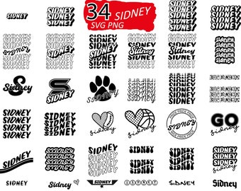 The Name Sidney Png - Etsy