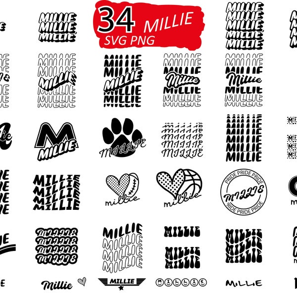 Millie Svg - Etsy