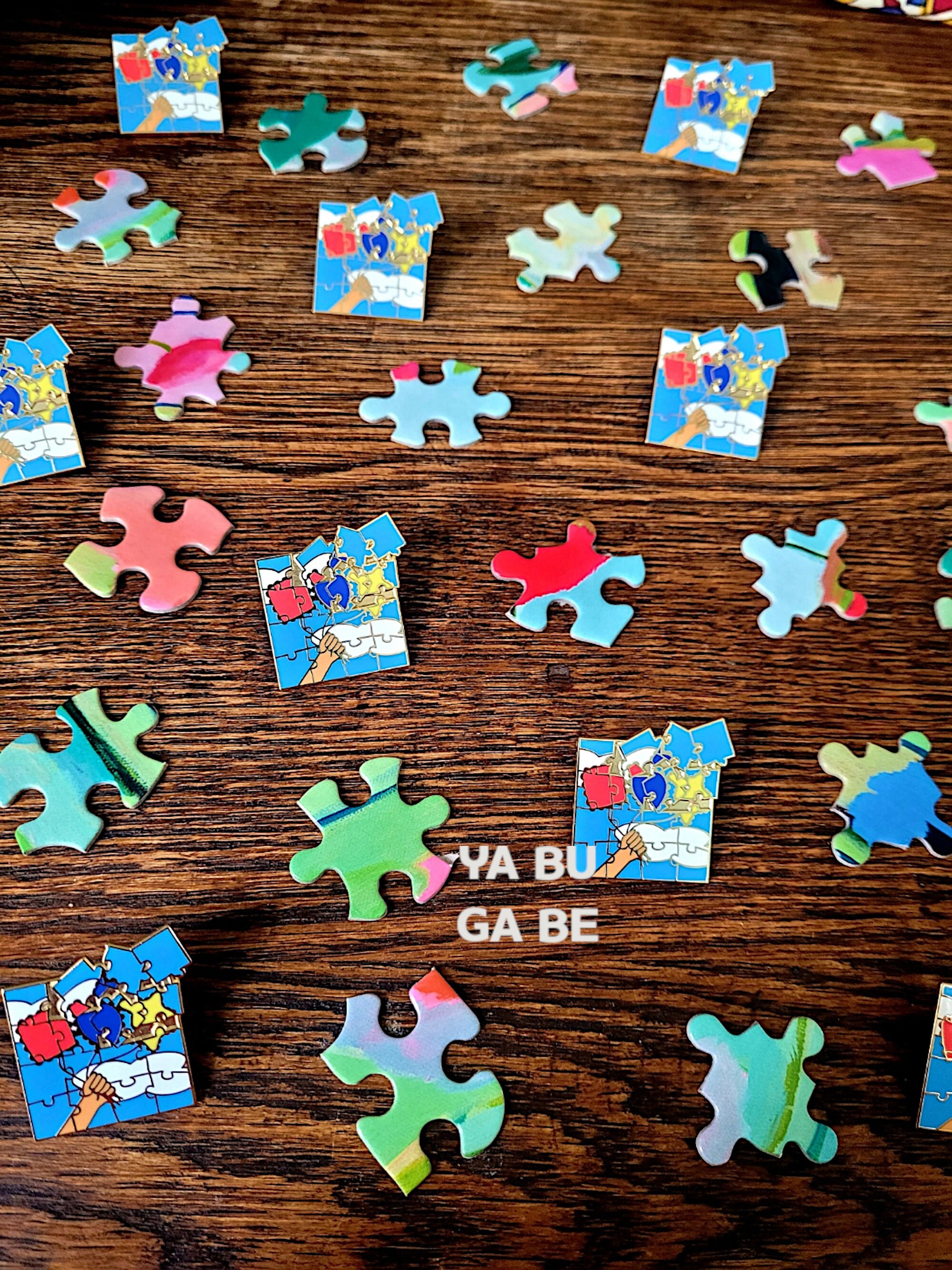 Jigsaw Puzzle Enamel Pin - Etsy