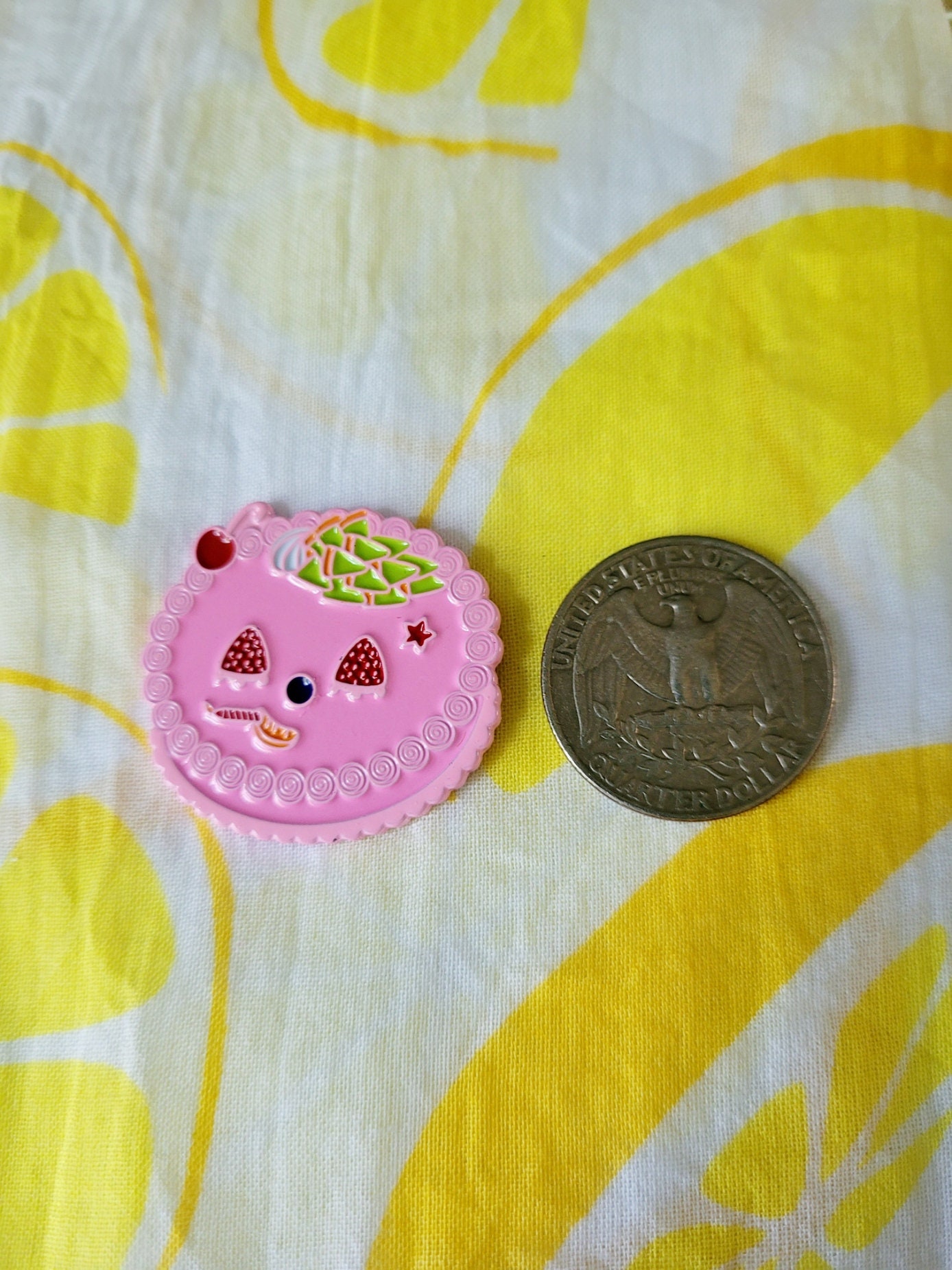 Cake Friend Enamel Pin - Etsy